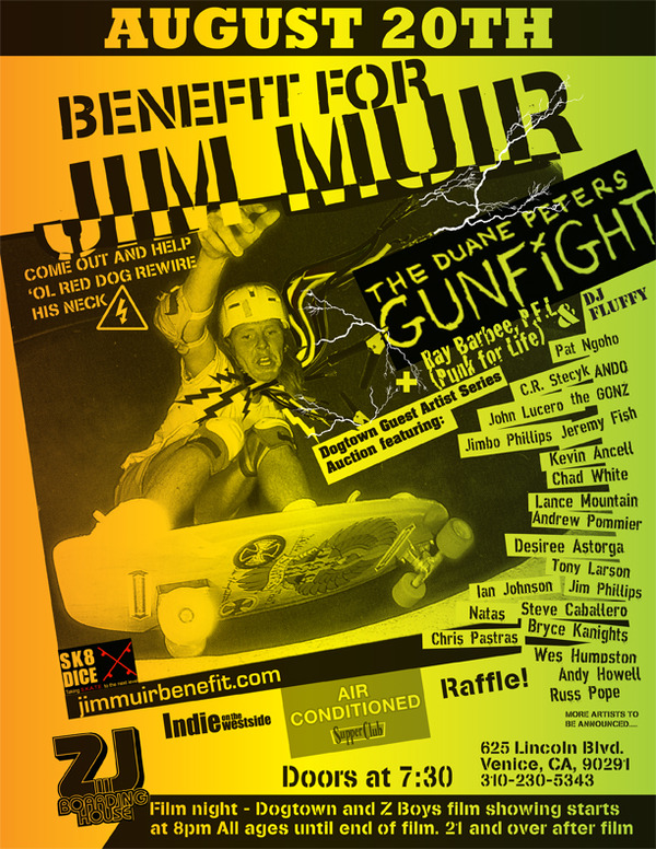 Benefit for Jim "Red Dog" Muir - Grimy Goods