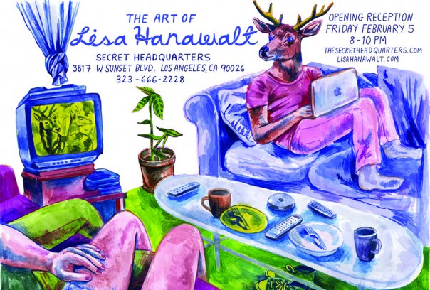 The Art of Lisa Hanawalt at Secret Headquarters - Grimy Goods