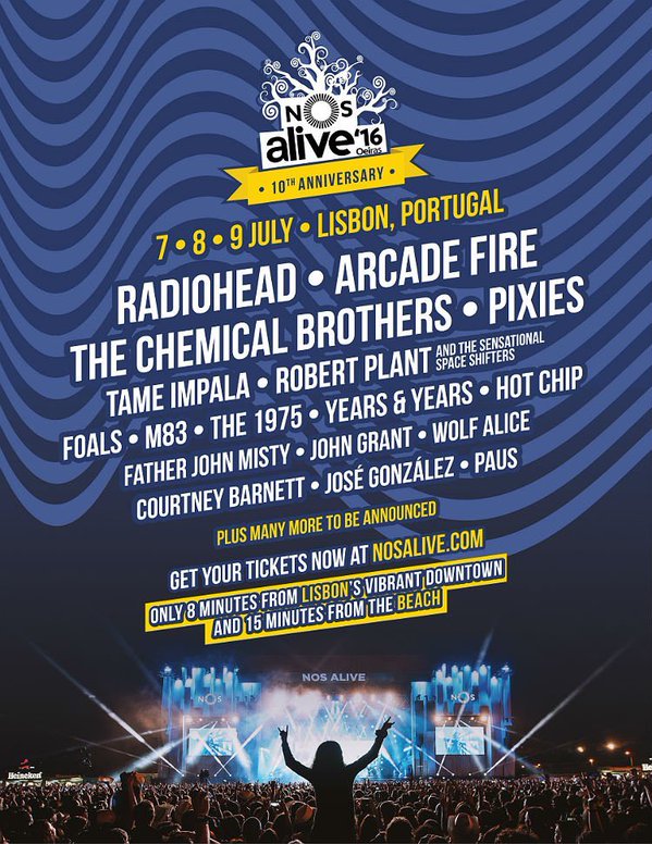 Portugal's NOS Alive dazzles with Radiohead and Arcade Fire as dual ...