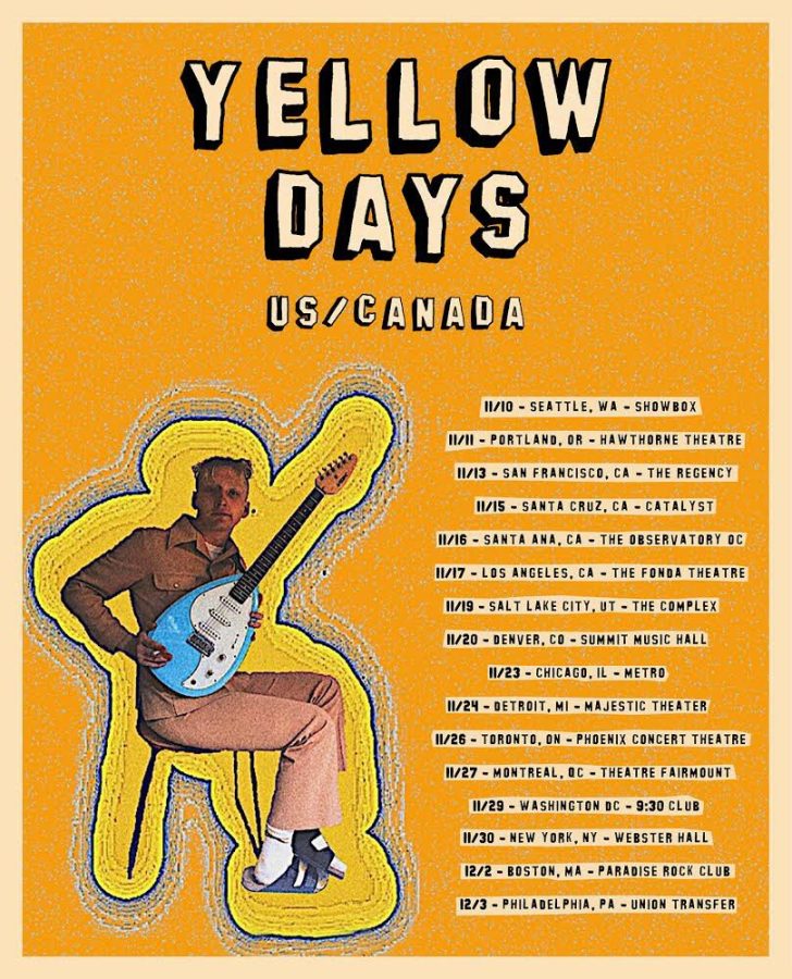 Yellow Days announces tour with Los Angeles date at Fonda Theatre ...