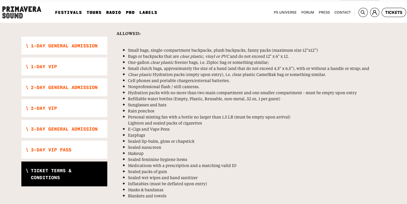 Know Before You Go: Primavera Sound LA Updated Set Times, Updated Map ...