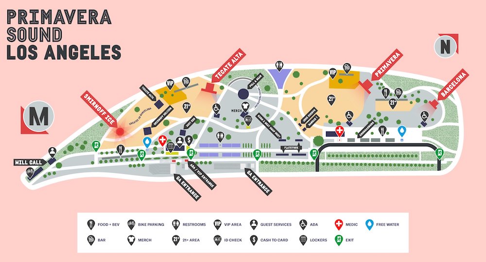 Know Before You Go: Primavera Sound LA Updated Set Times, Updated Map ...