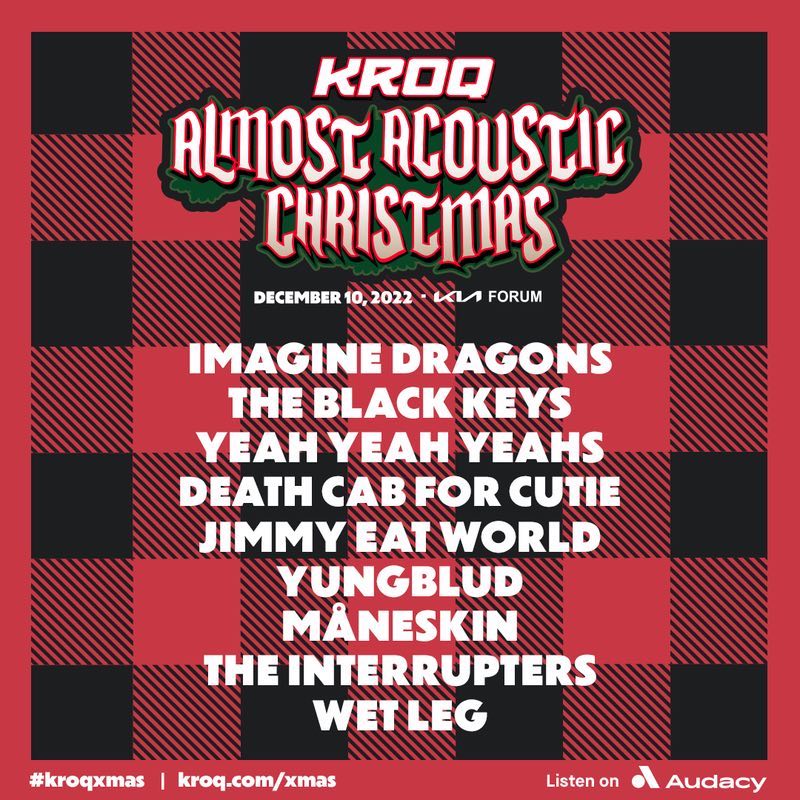 Get Tickets to KROQ Almost Acoustic Christmas at KIA Forum feat. Yeah ...