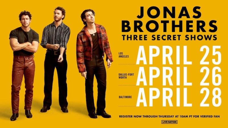 How To Get Tickets To the Jonas Brothers' Secret Show with an Access ...