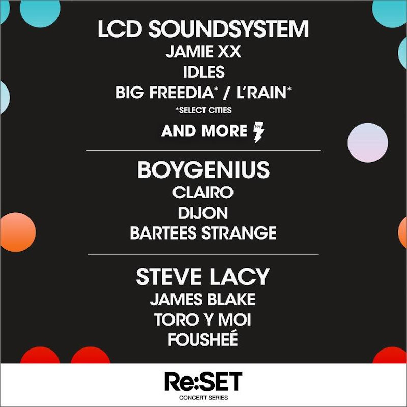 Re:SET festival series to feature LCD Soundsystem, boygenius, and Steve ...