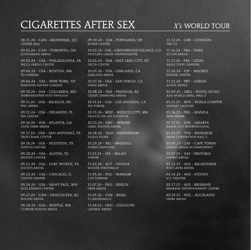 Cigarettes After Sex Announce World Tour Dates New Album — Heres How