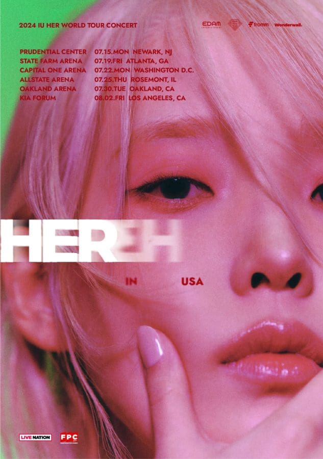 Korea's IU Has Announced HER World Tour 2024 with Los Angeles Date at ...