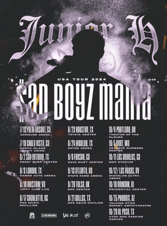 Junior H Announces $AD BOYZ MANIA U.S. TOUR 2024 / Gira Estados Unidos ...