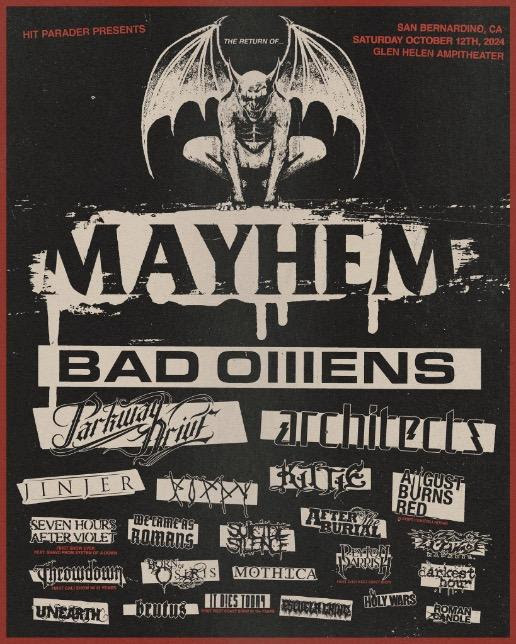 Mayhem Festival presale opens on June 17; here's how to get presale ...