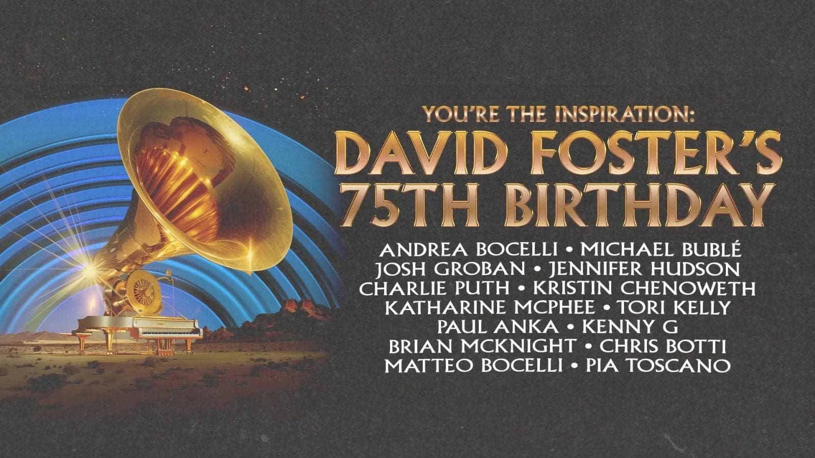 David Foster Announces 75th Birthday Celebration at the Hollywood Bowl ...