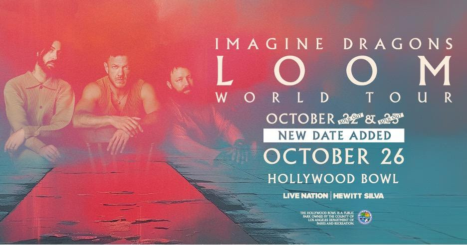 Imagine Dragons announce third date at Hollywood Bowl - Snag early ...