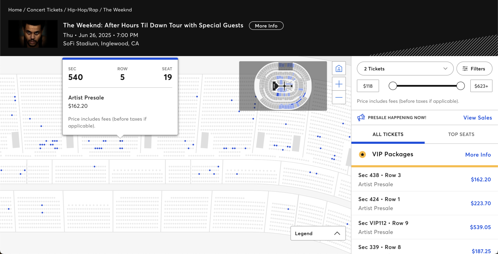 The Weeknd Announces Third SoFi Stadium Concert in Los Angeles; Tickets ...