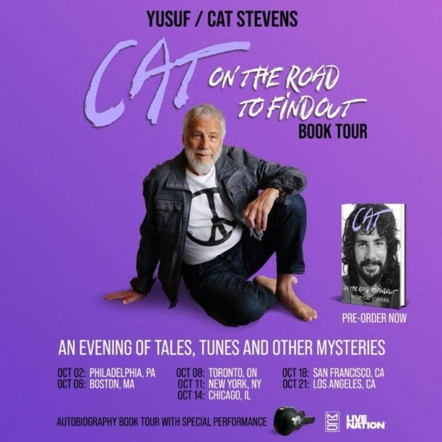 Yusuf / Cat Stevens Announces Book Tour Date at the Dolby Theater in ...